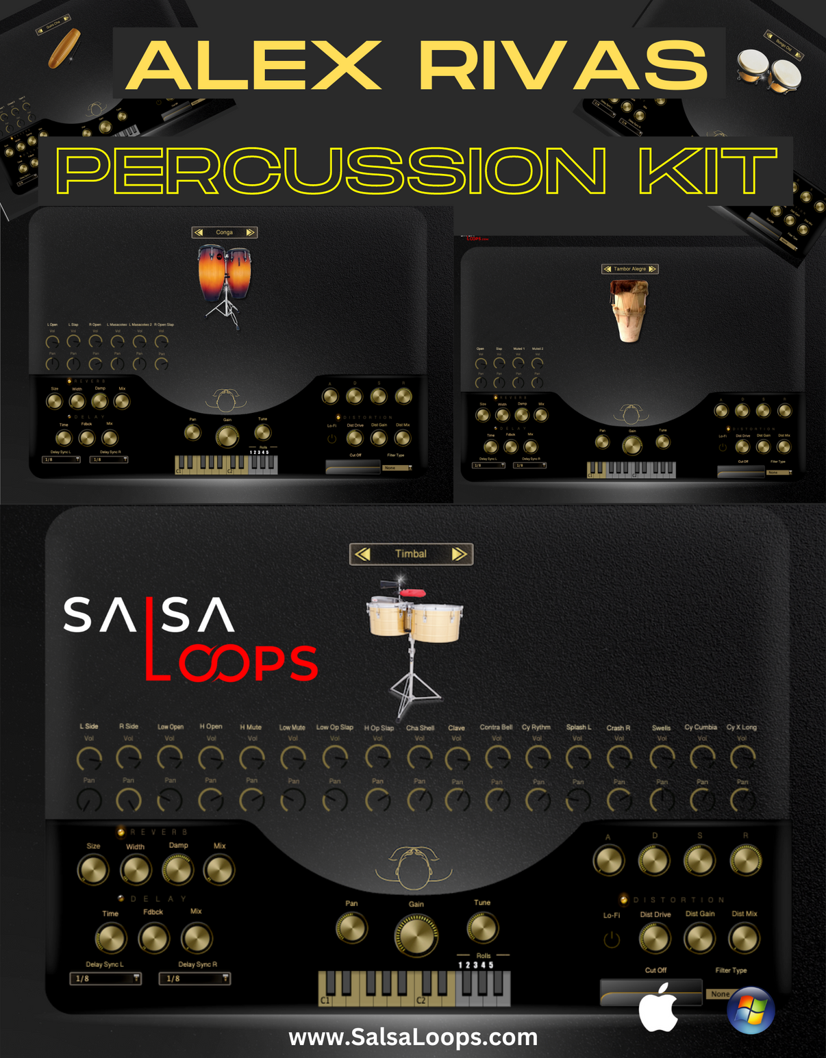 Alex Rivas Percussion Kit (FULL) – Alex Rivas Music